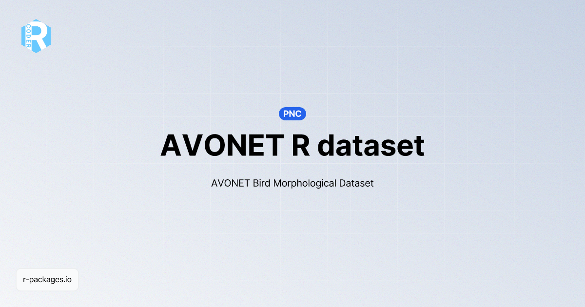 AVONET dataset | R PACKAGES