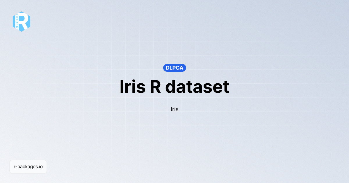 Iris dataset | R PACKAGES