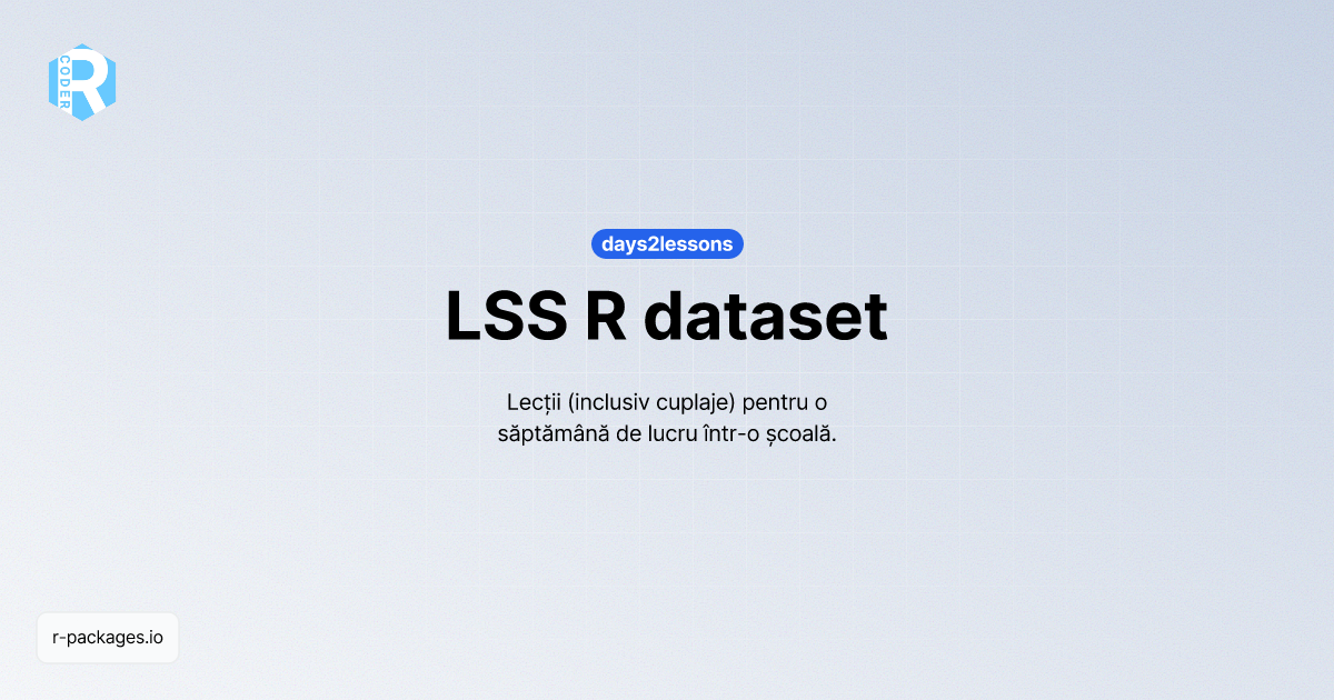 LSS dataset | R PACKAGES