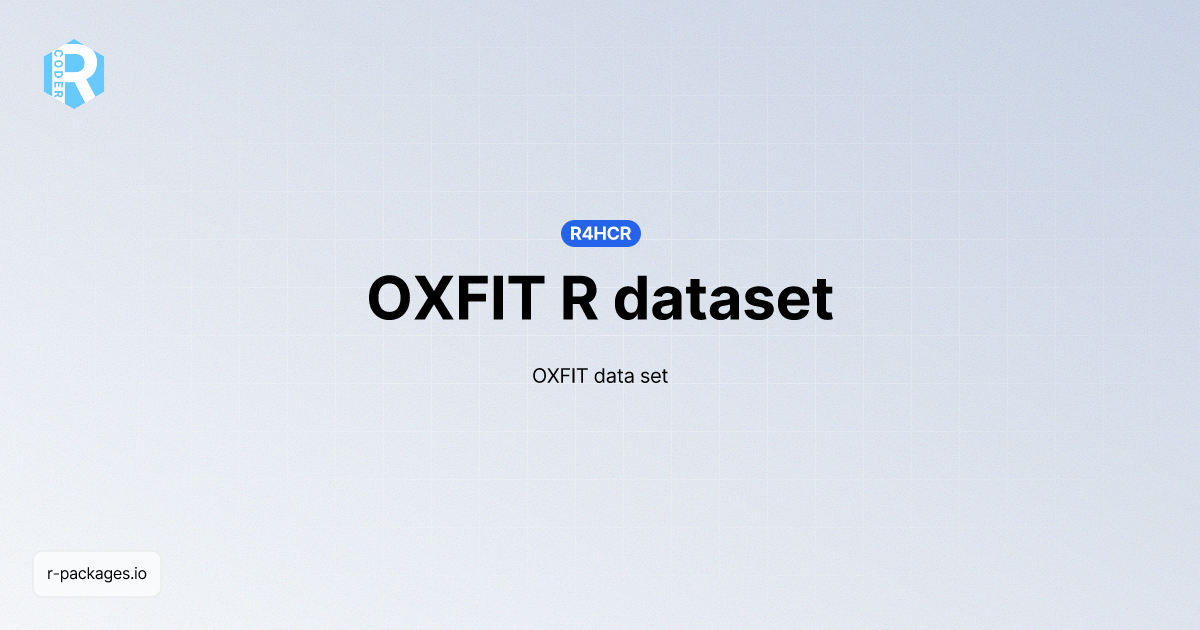 OXFIT dataset | R PACKAGES