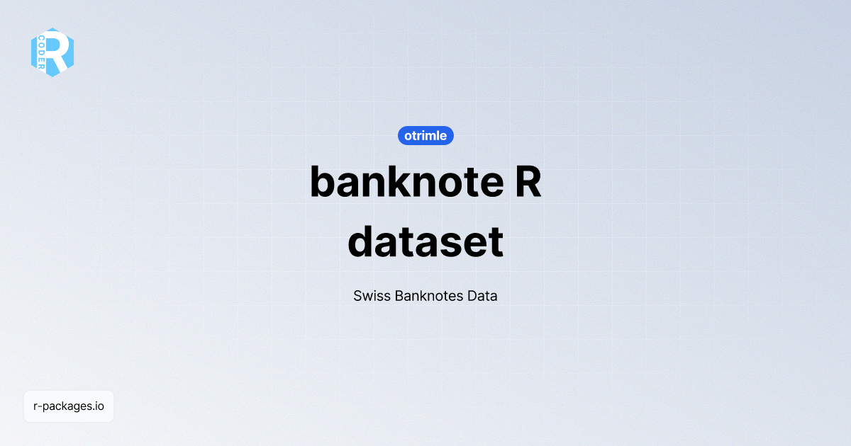 banknote dataset | R PACKAGES