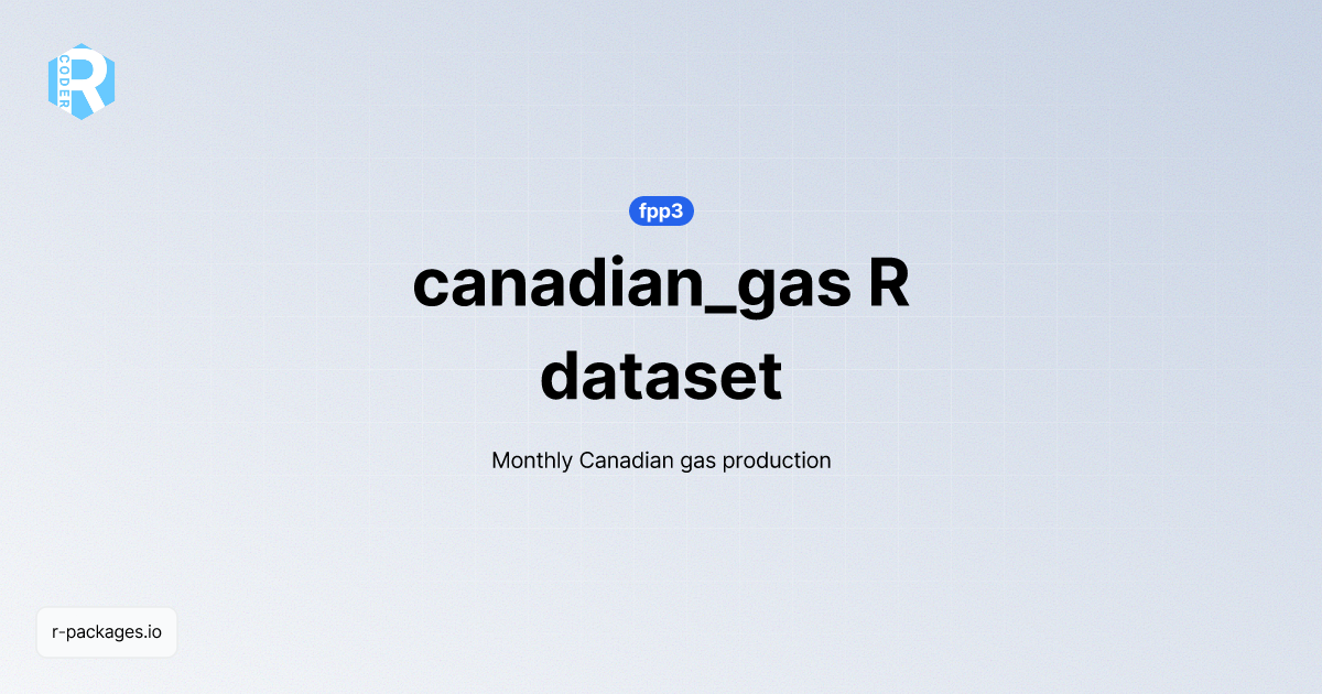 canadian_gas dataset | R PACKAGES