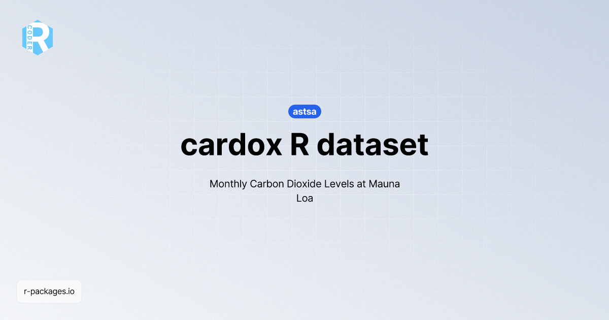 cardox dataset | R PACKAGES