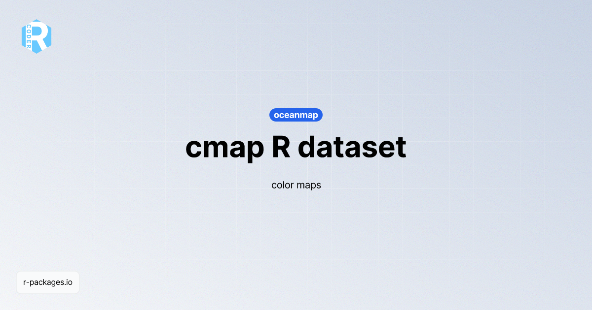 cmap dataset | R PACKAGES