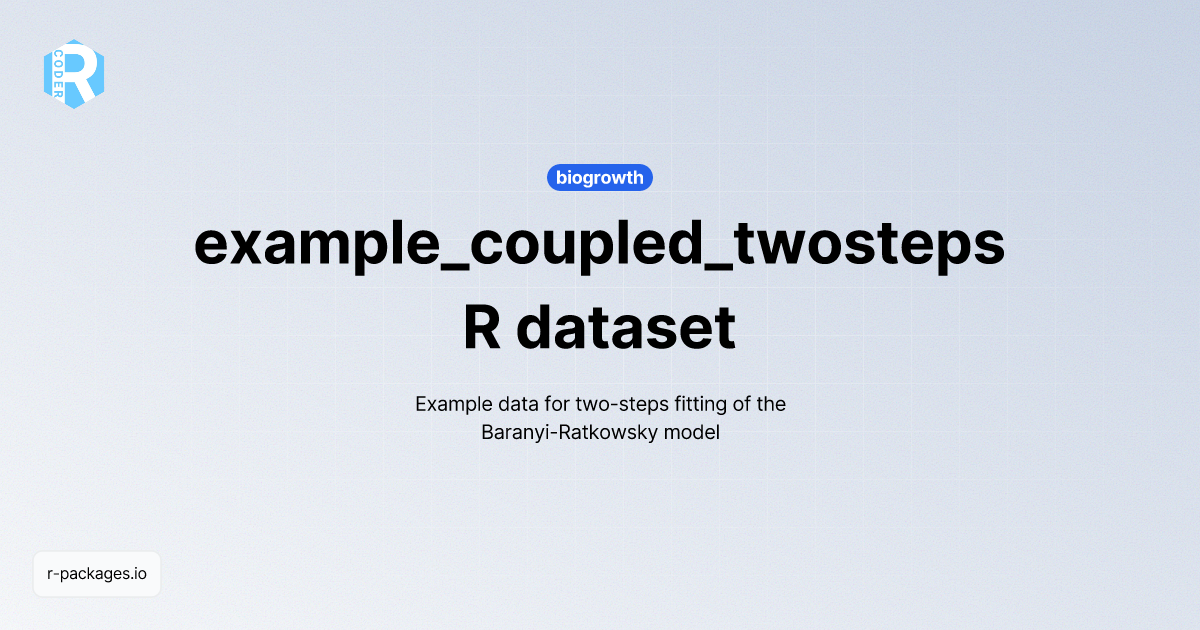 example_coupled_twosteps dataset | R PACKAGES