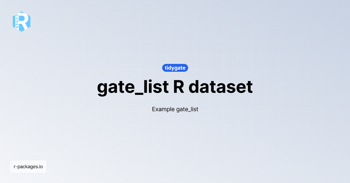 gate_list dataset | R PACKAGES