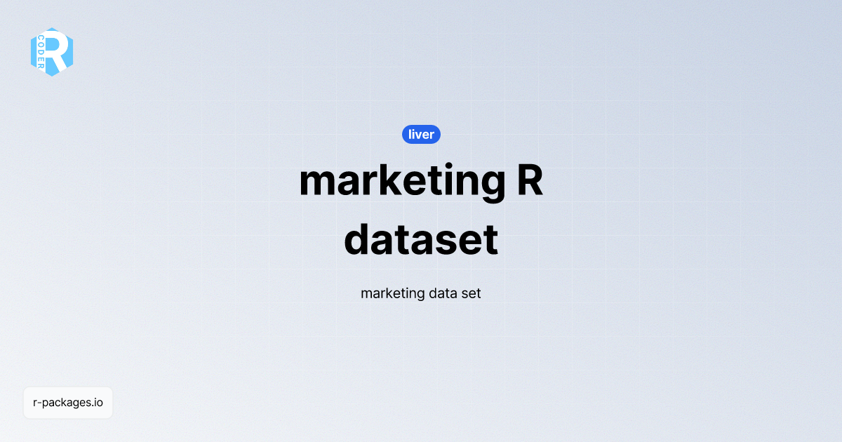 marketing dataset | R PACKAGES