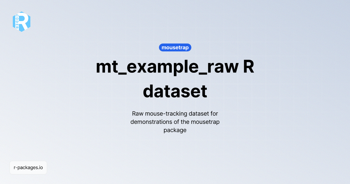 mt_example_raw dataset | R PACKAGES