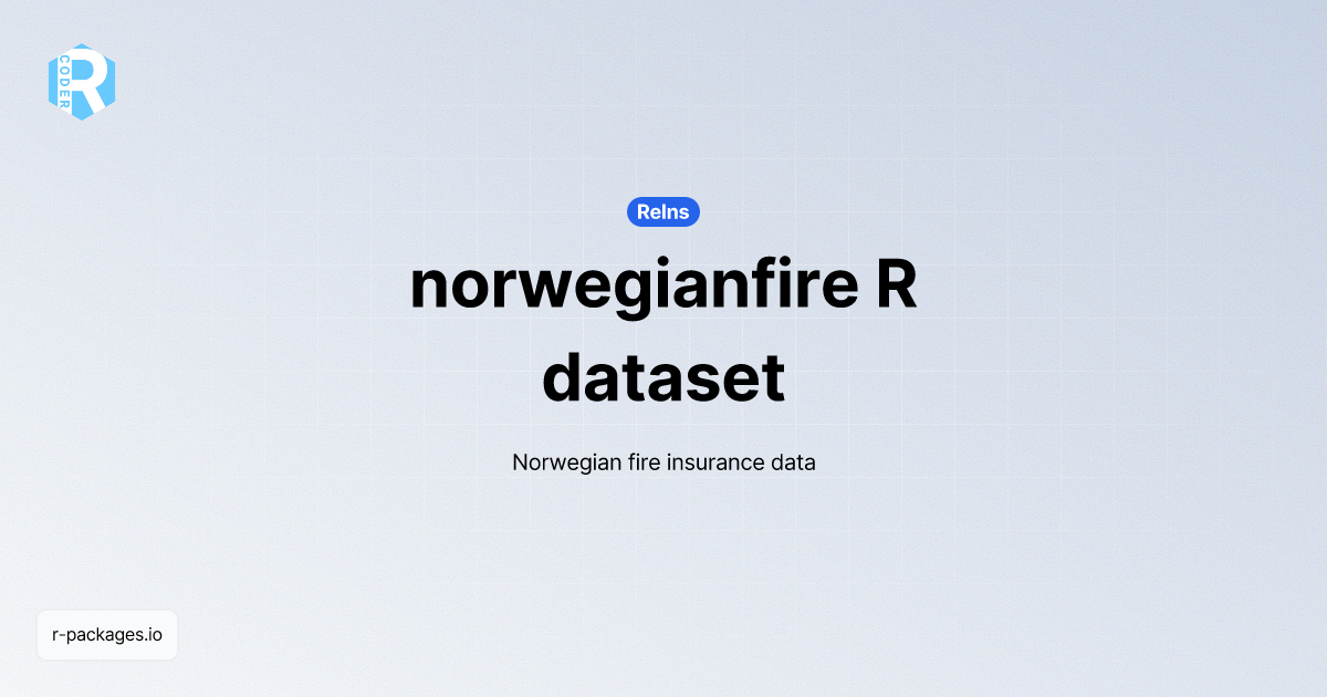 norwegianfire dataset | R PACKAGES