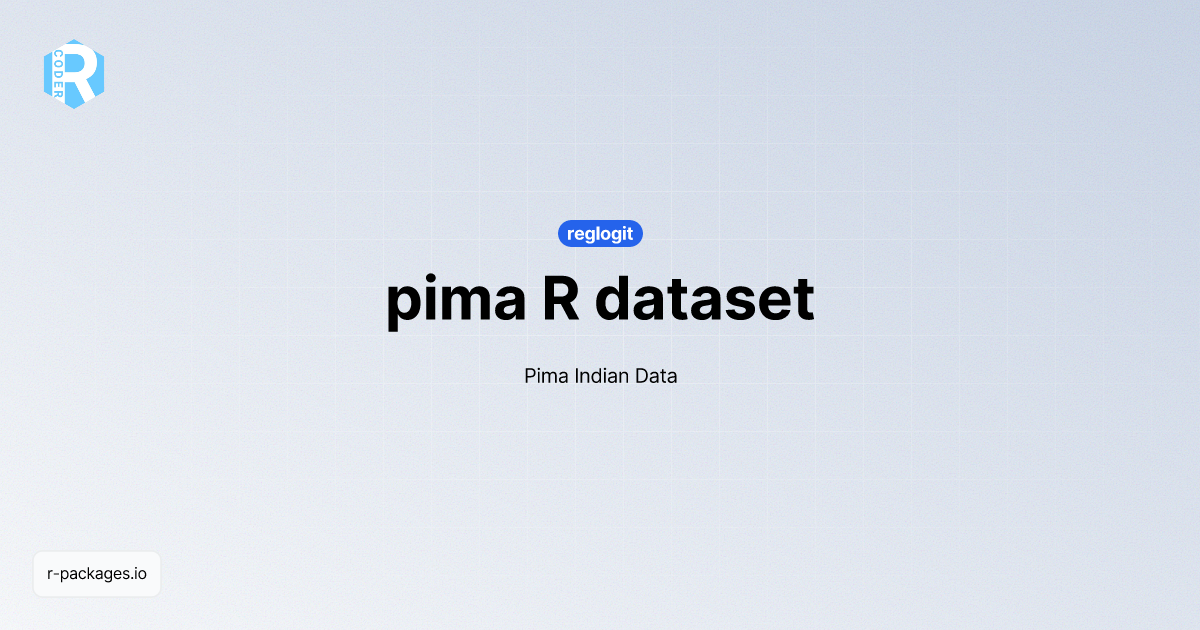 pima dataset | R PACKAGES