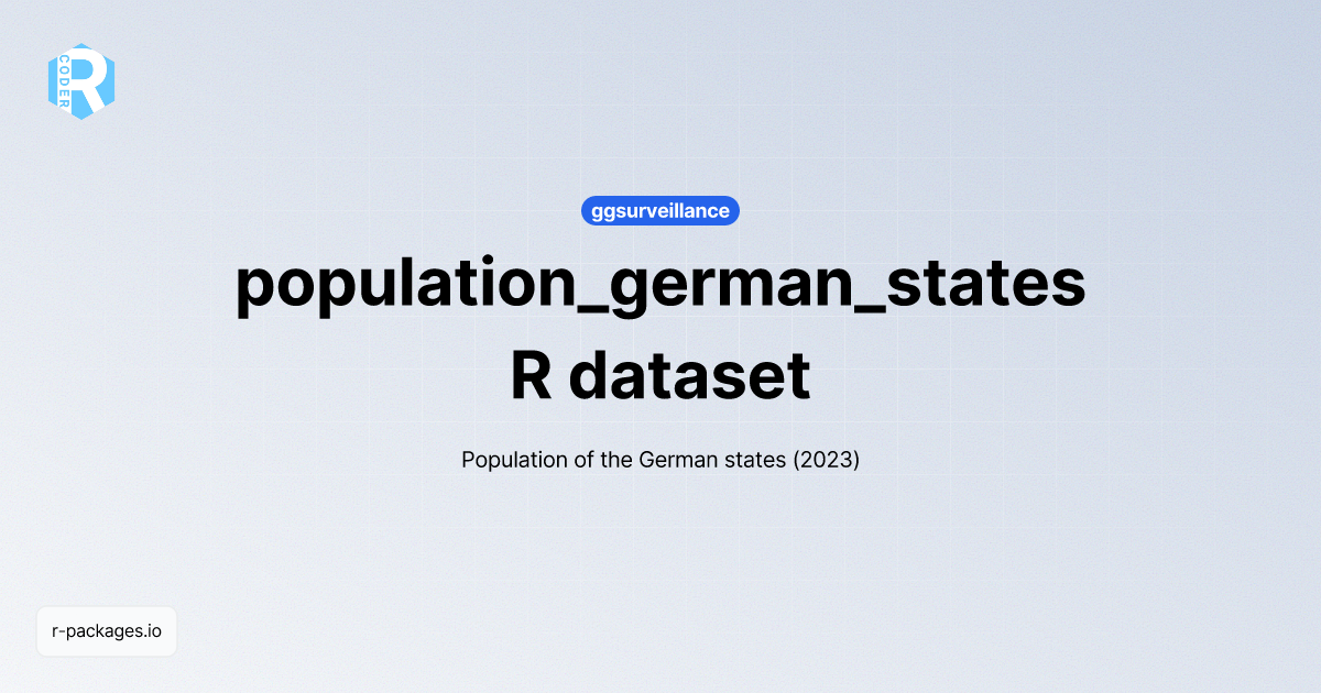 population_german_states dataset | R PACKAGES