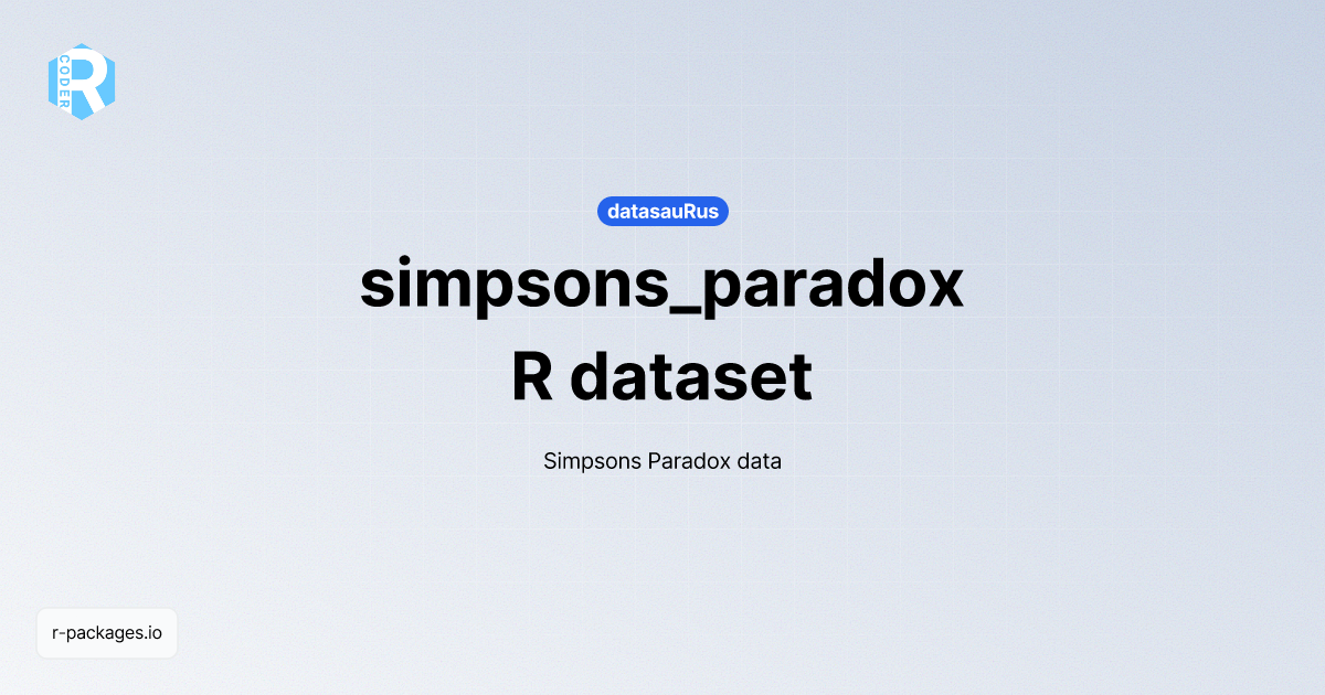 simpsons_paradox dataset | R PACKAGES