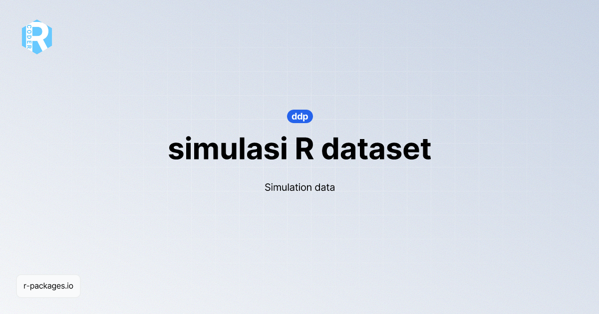 simulasi dataset | R PACKAGES