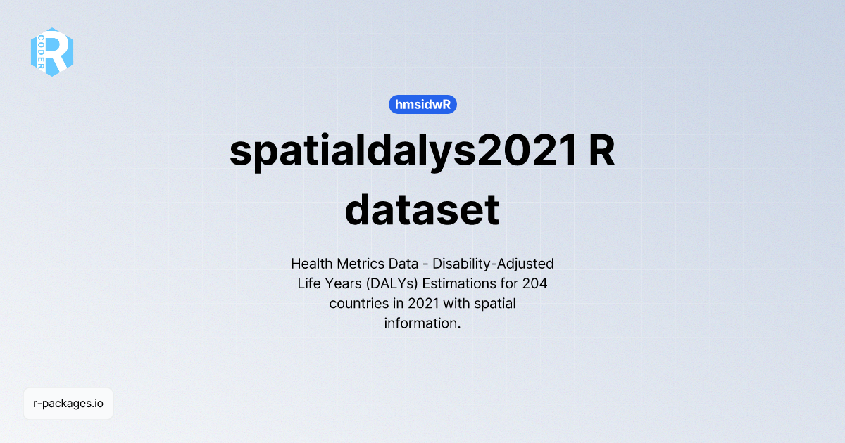spatialdalys2021 dataset | R PACKAGES