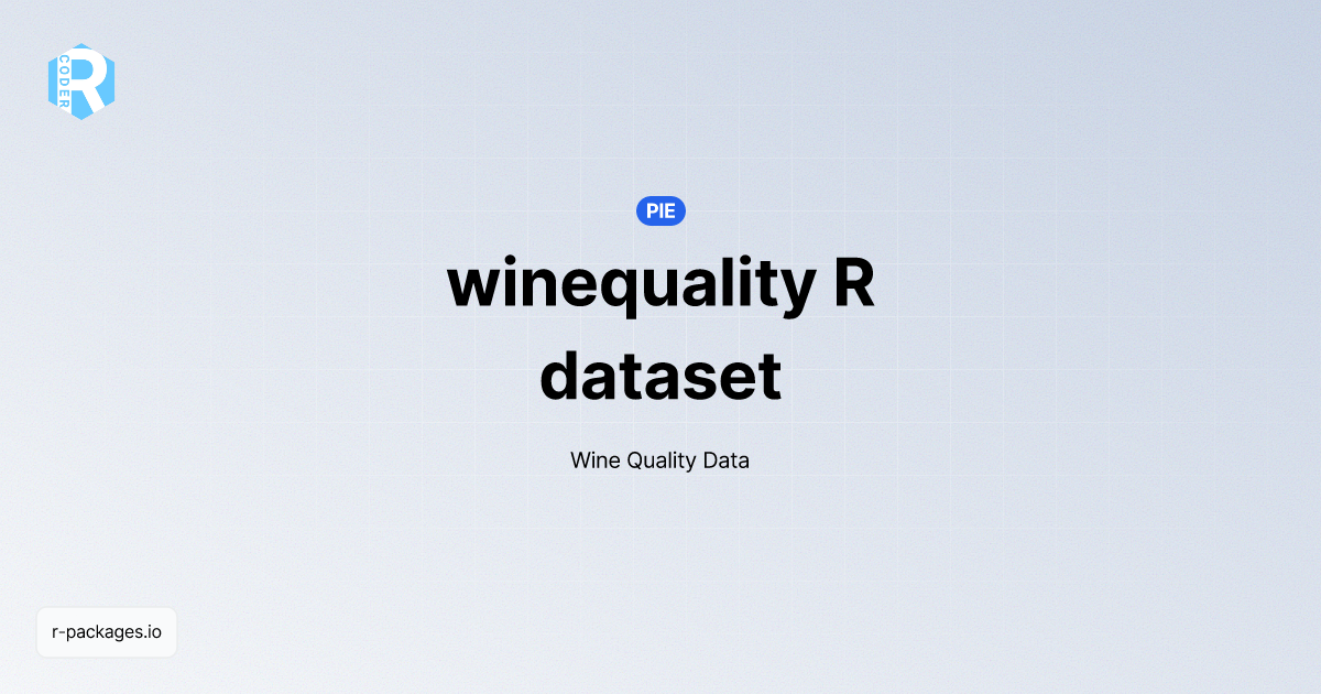 winequality dataset | R PACKAGES