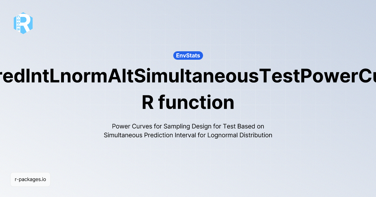 plotPredIntLnormAltSimultaneousTestPowerCurve() R function from ...