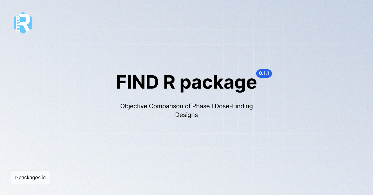 FIND R package [Documentation] | R PACKAGES