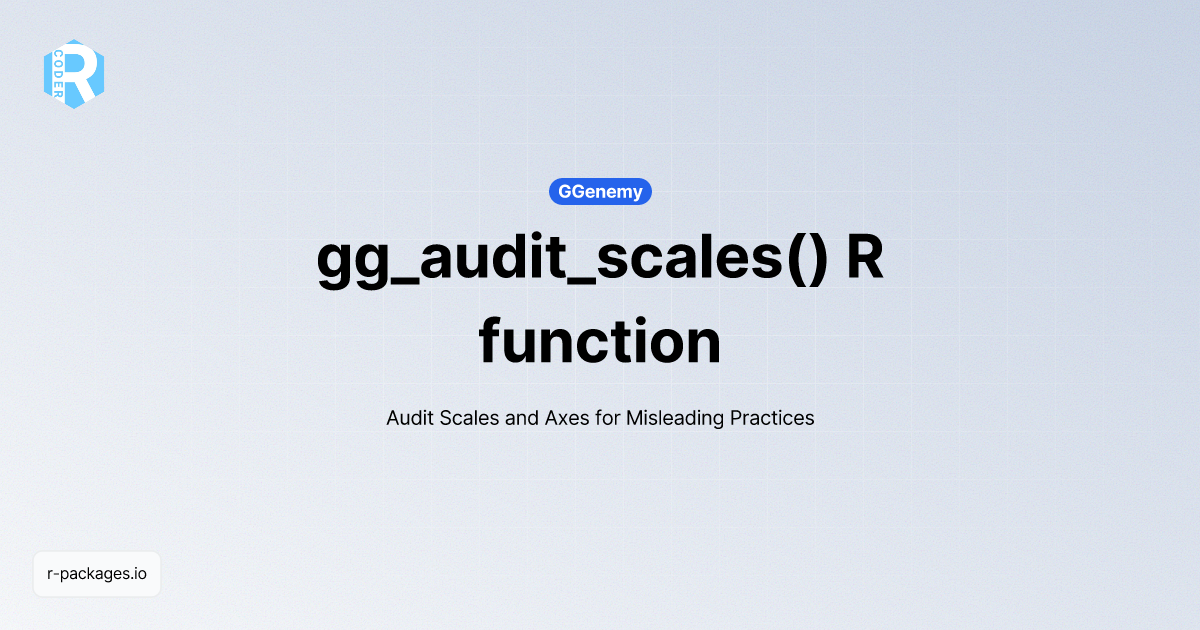 gg_audit_scales() R function from [GGenemy] | R PACKAGES
