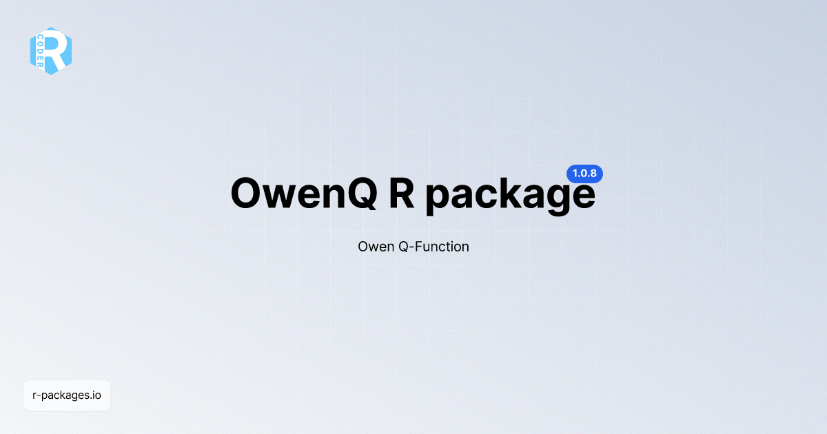 OwenQ R package [Documentation] | R PACKAGES