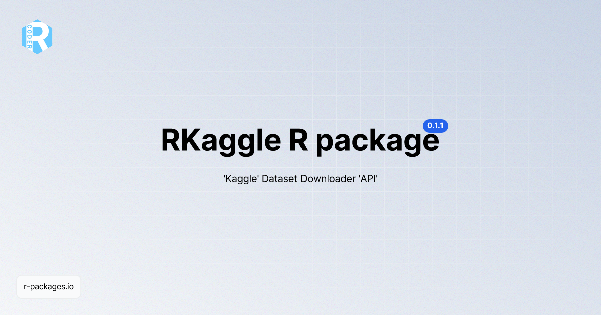 RKaggle R package [Documentation] | R PACKAGES