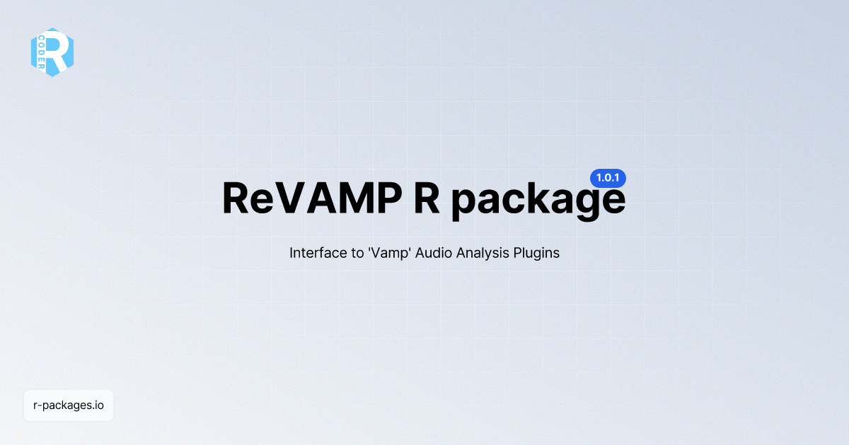 ReVAMP R package [Documentation] | R PACKAGES