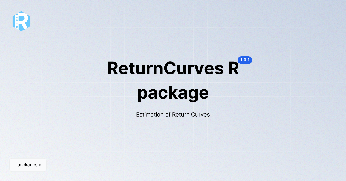ReturnCurves R package [Documentation] | R PACKAGES