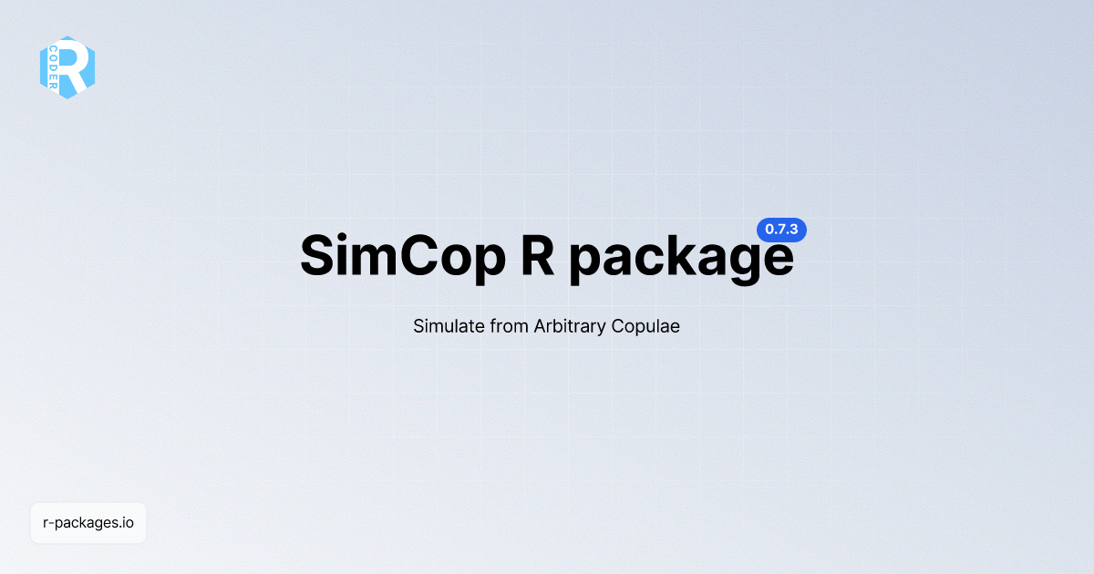 SimCop R package [Documentation] | R PACKAGES