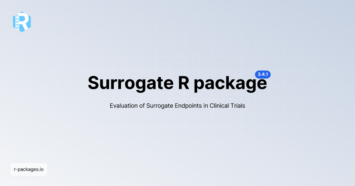 Surrogate R package [Documentation] | R PACKAGES