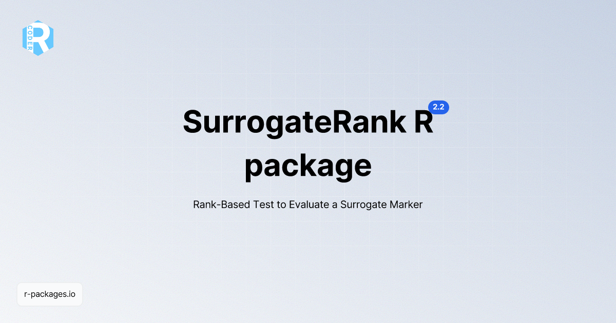 SurrogateRank R package [Documentation] | R PACKAGES