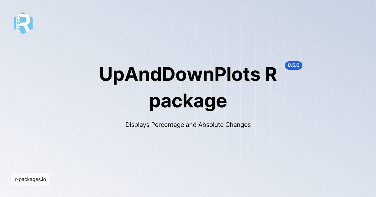 UpAndDownPlots R package [Documentation] | R PACKAGES