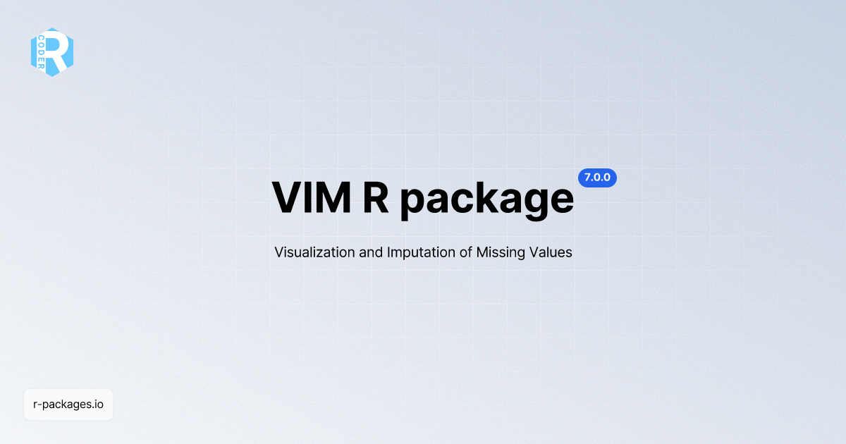 VIM R package [Documentation] | R PACKAGES