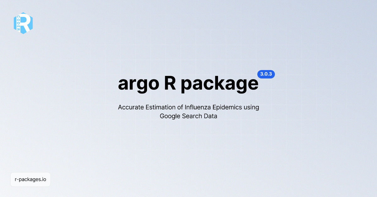 argo R package [Documentation] | R PACKAGES