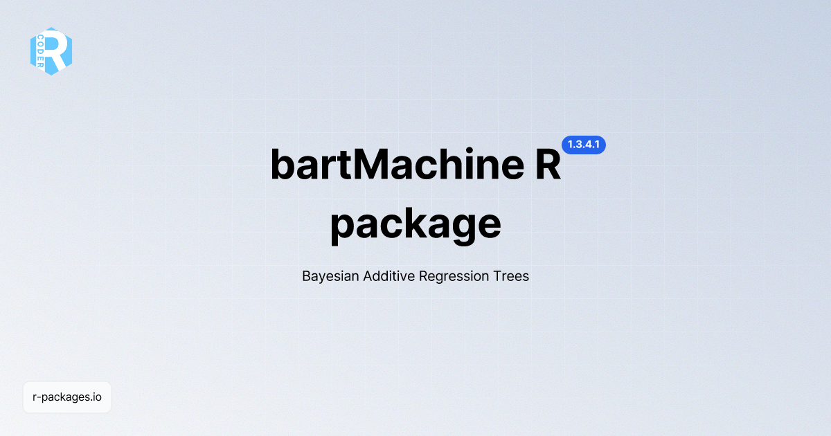 bartMachine R package [Documentation] | R PACKAGES
