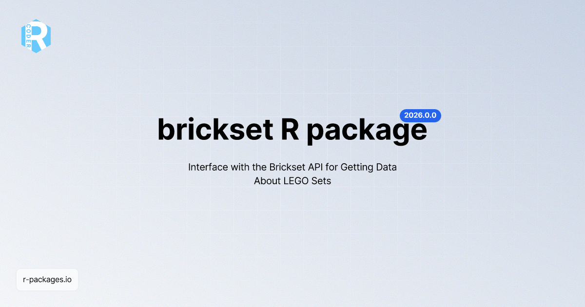 brickset R package [Documentation] | R PACKAGES