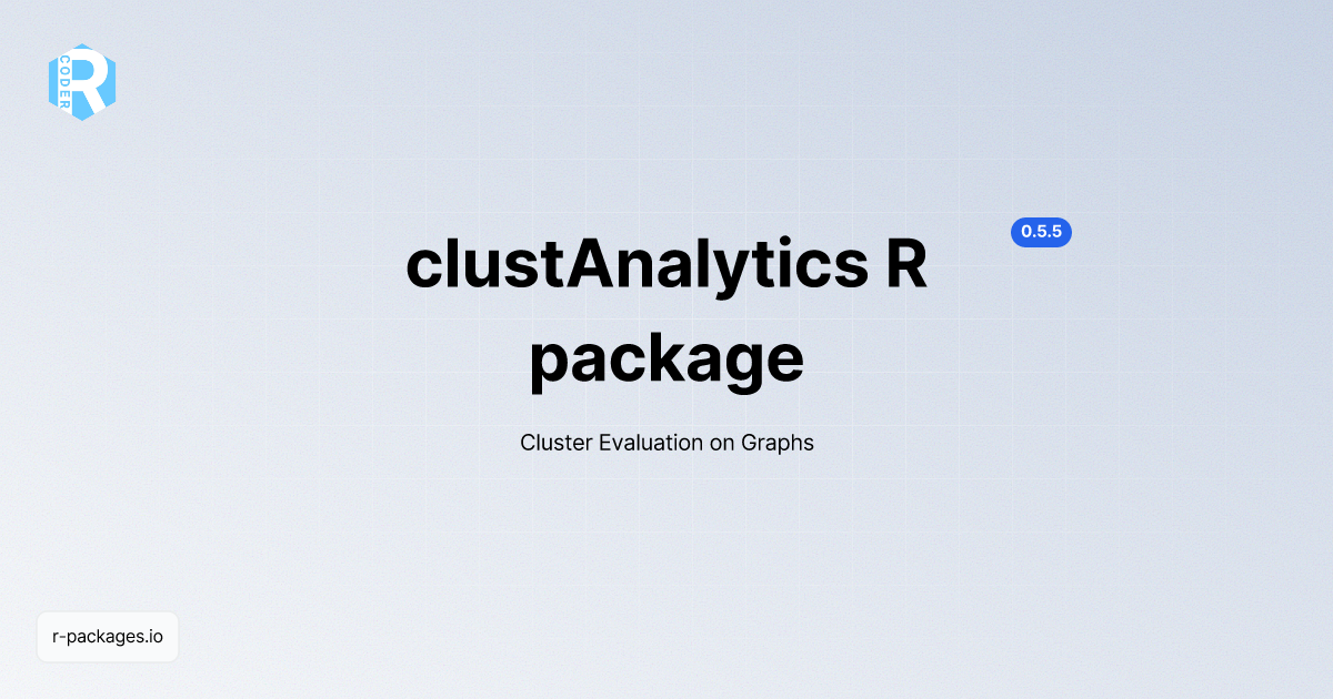 Clustanalytics R Package Documentation R Packages