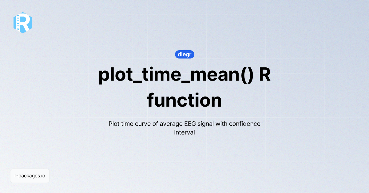 plot_time_mean() R function from [diegr] | R PACKAGES