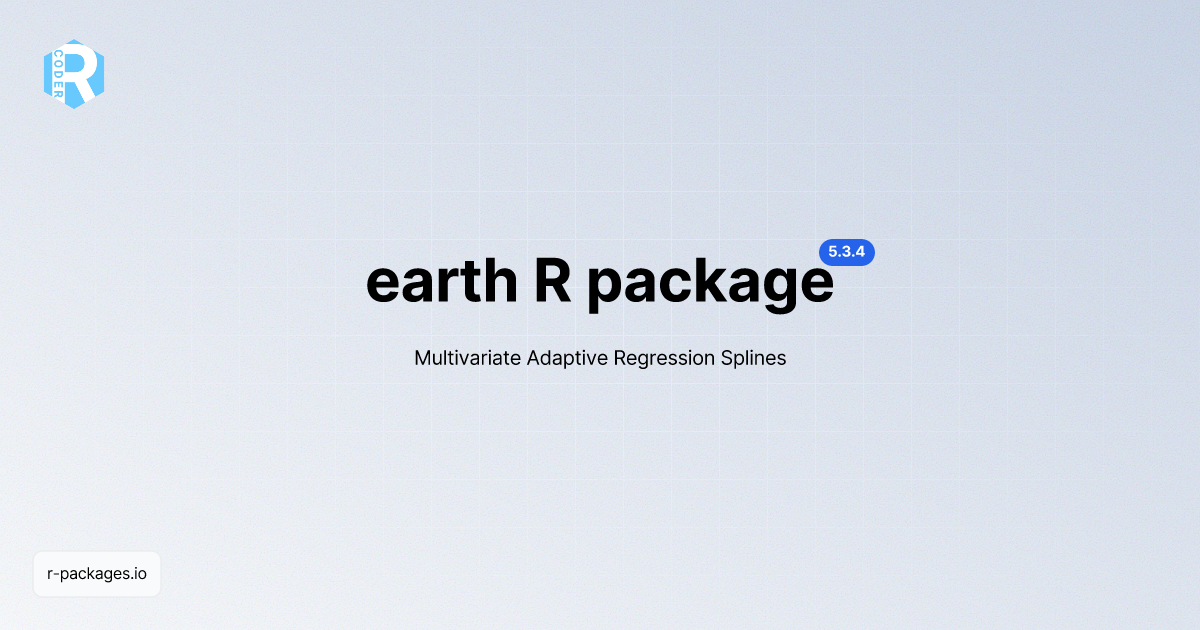 earth R package [Documentation] | R PACKAGES