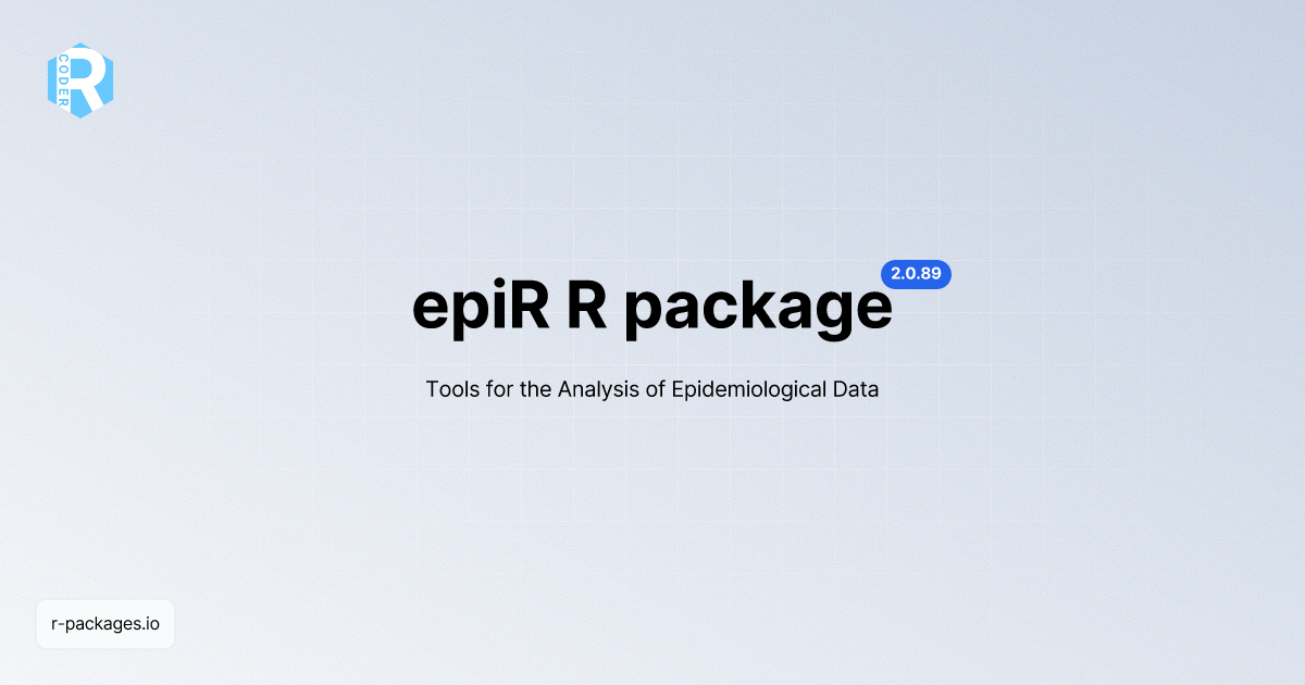 epiR R package [Documentation] | R PACKAGES