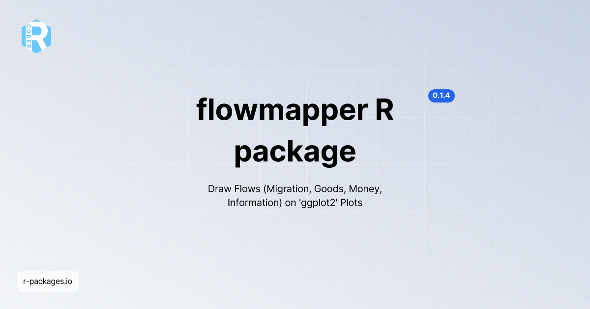 flowmapper R package [Documentation] | R PACKAGES