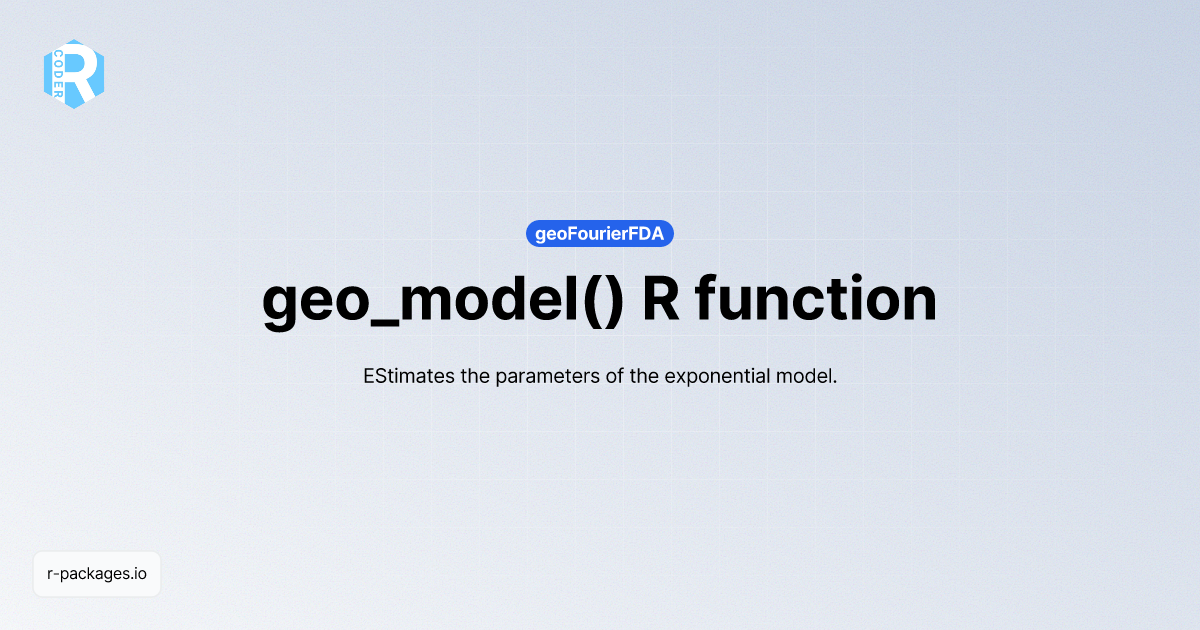 geo_model() R function from [geoFourierFDA] | R PACKAGES