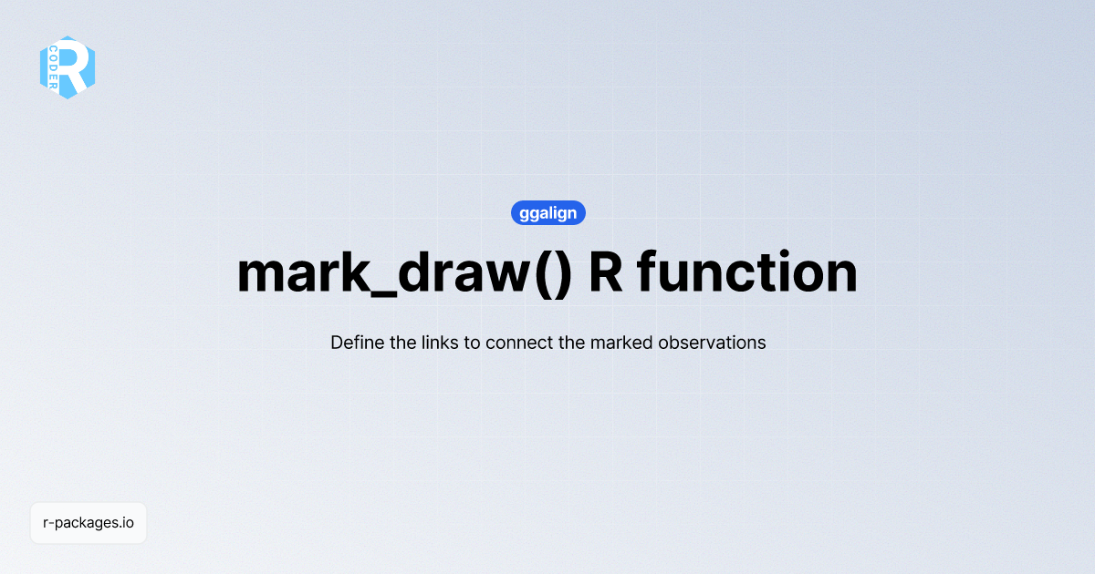 mark_draw() R function from [ggalign] | R PACKAGES