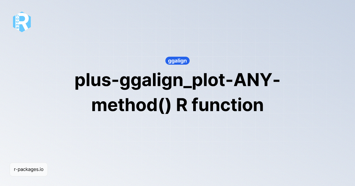 plus-ggalign_plot-ANY-method() R function from [ggalign] | R PACKAGES