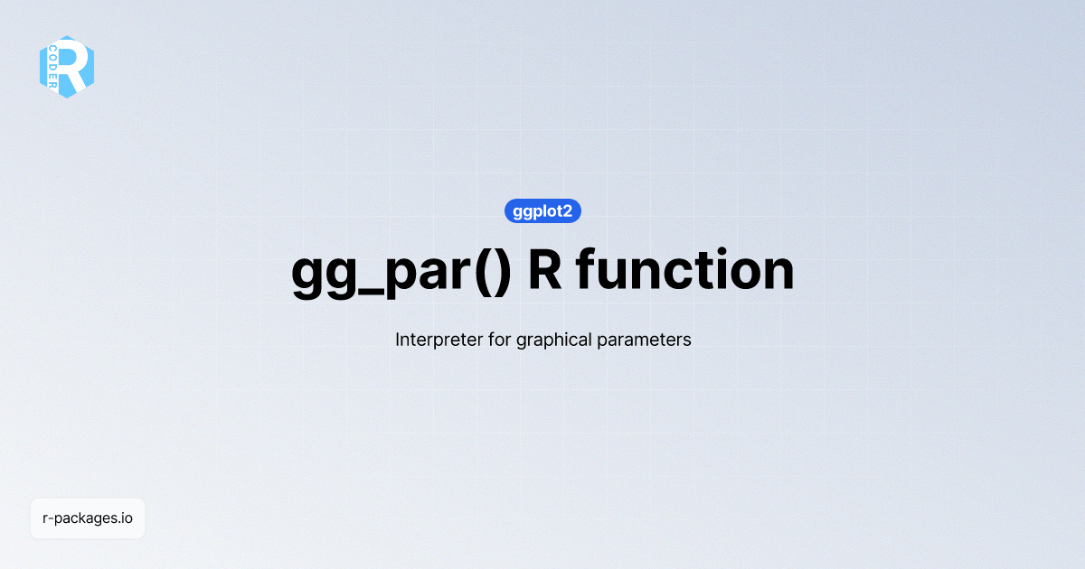 gg_par() R function from [ggplot2] | R PACKAGES