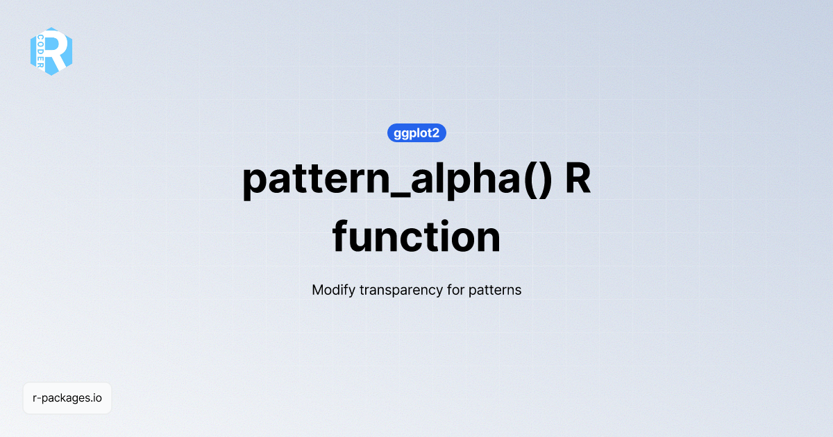 pattern_alpha() R function from [ggplot2] | R PACKAGES