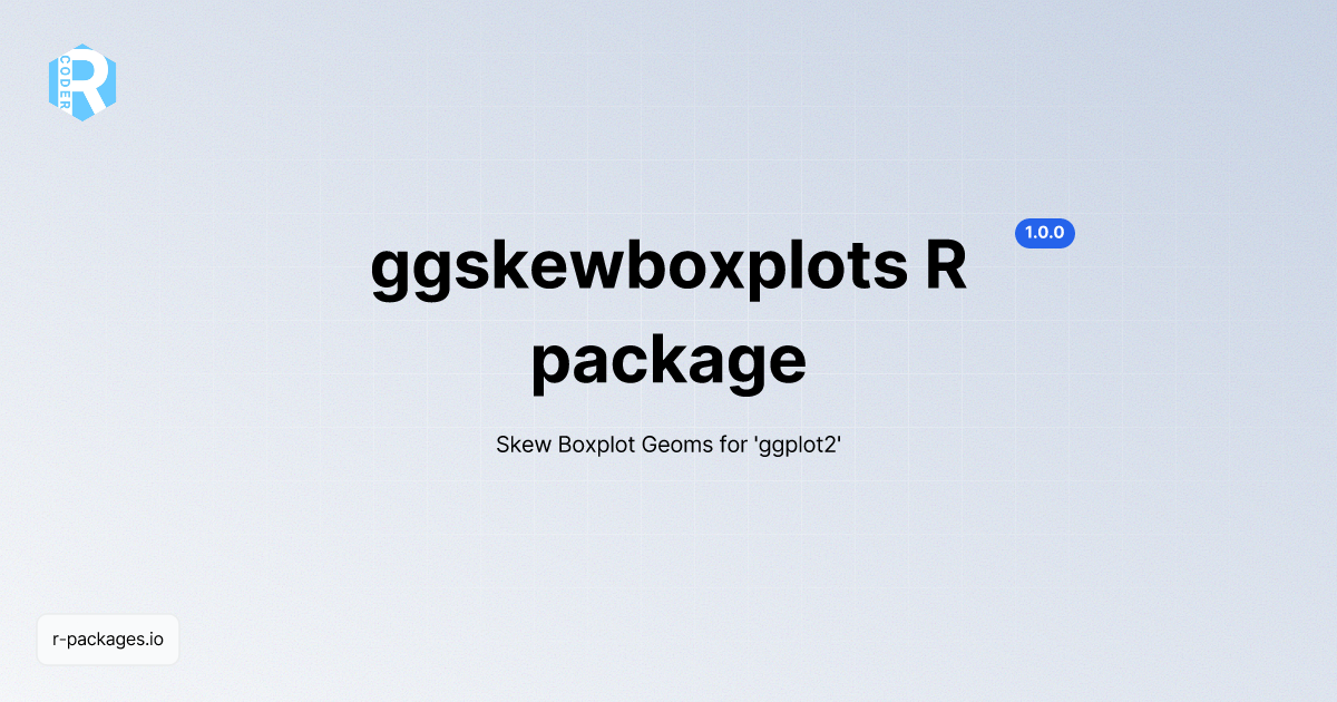 ggskewboxplots R package [Documentation] | R PACKAGES