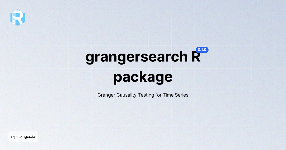 grangersearch R package [Documentation] | R PACKAGES