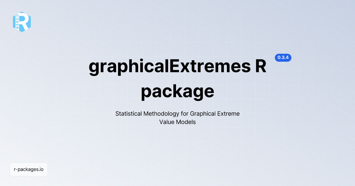 graphicalExtremes R package [Documentation] | R PACKAGES