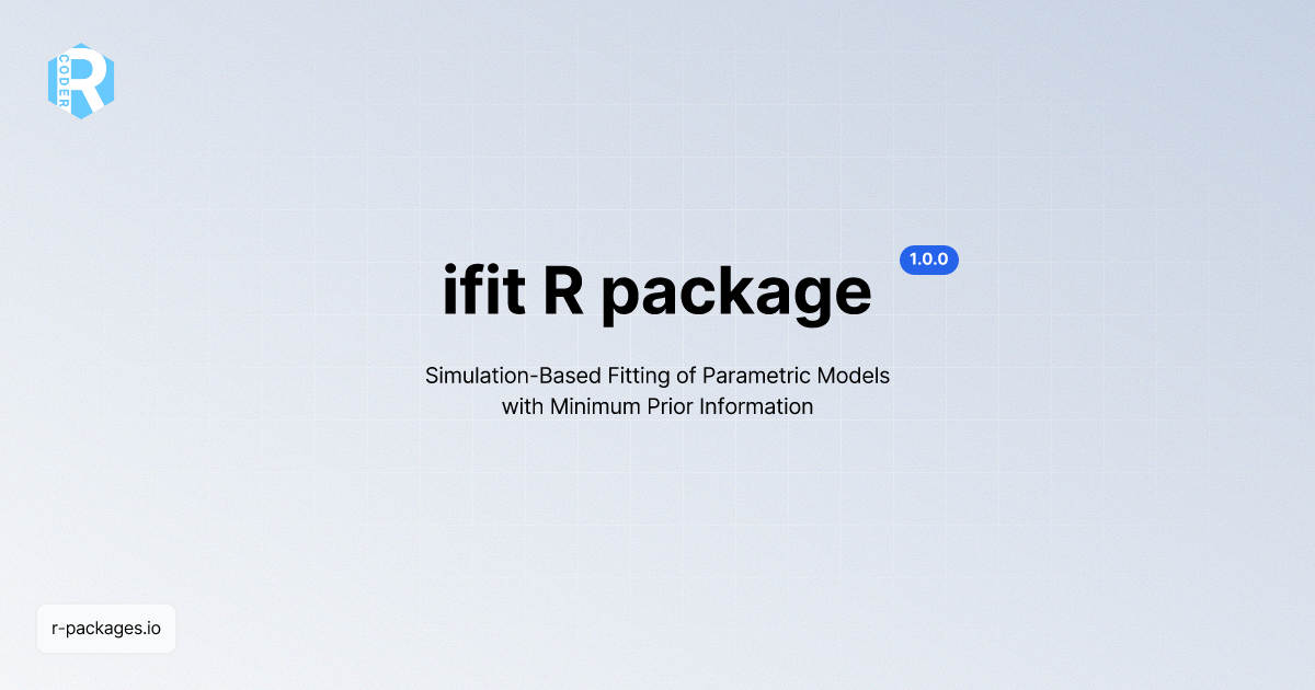 ifit R package [Documentation] | R PACKAGES