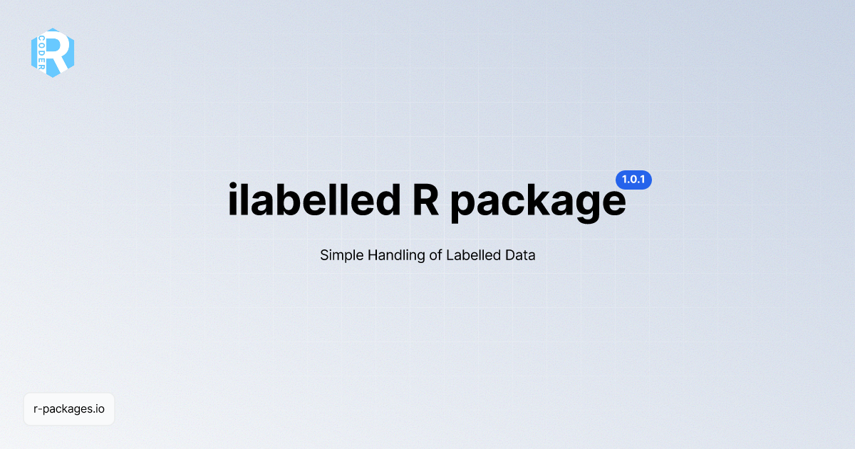 ilabelled R package [Documentation] | R PACKAGES