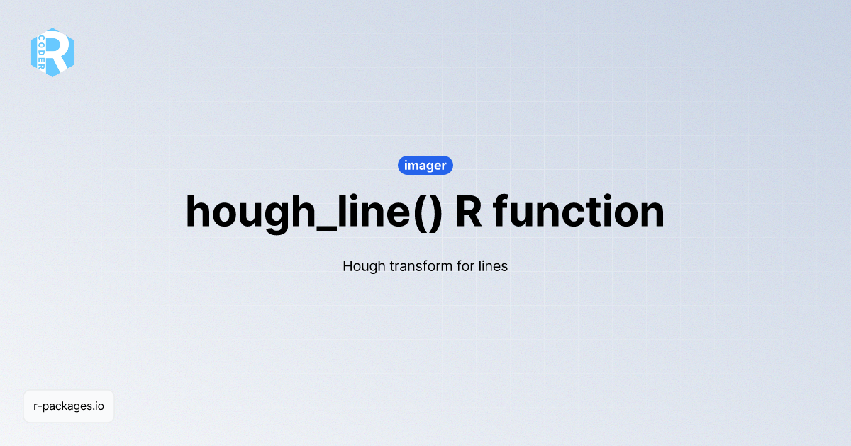 hough_line() R function from [imager] | R PACKAGES